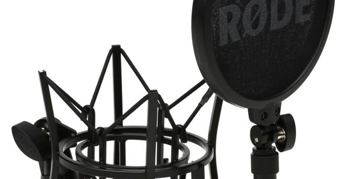 RØDE Shock Mount With Detachable Pop Filter - Tónastöðin - Allt fyrir ...