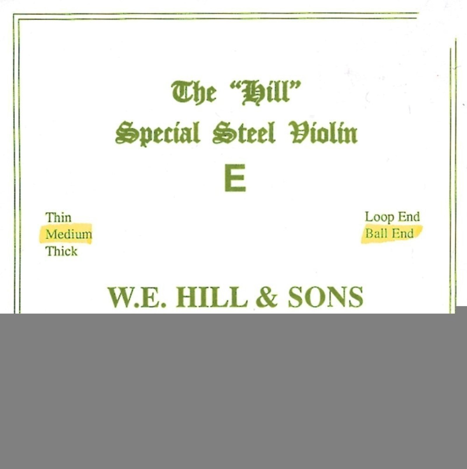 Hill e fiðlustrengur með lykkju, THICK - Tónastöðin - Allt fyrir ...