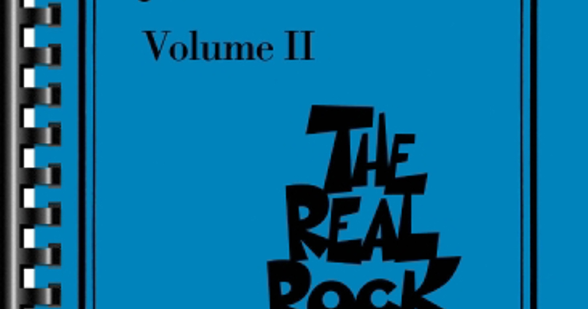 The Real Rock Book Vol II - C instruments - Tónastöðin - Allt fyrir ...
