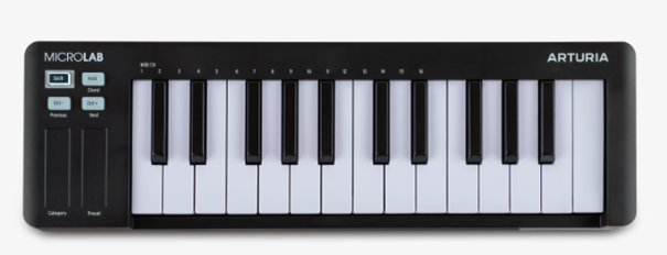 Arturia MicroLAB 3, svartur - Tónastöðin - Allt fyrir tónlistarmanninn