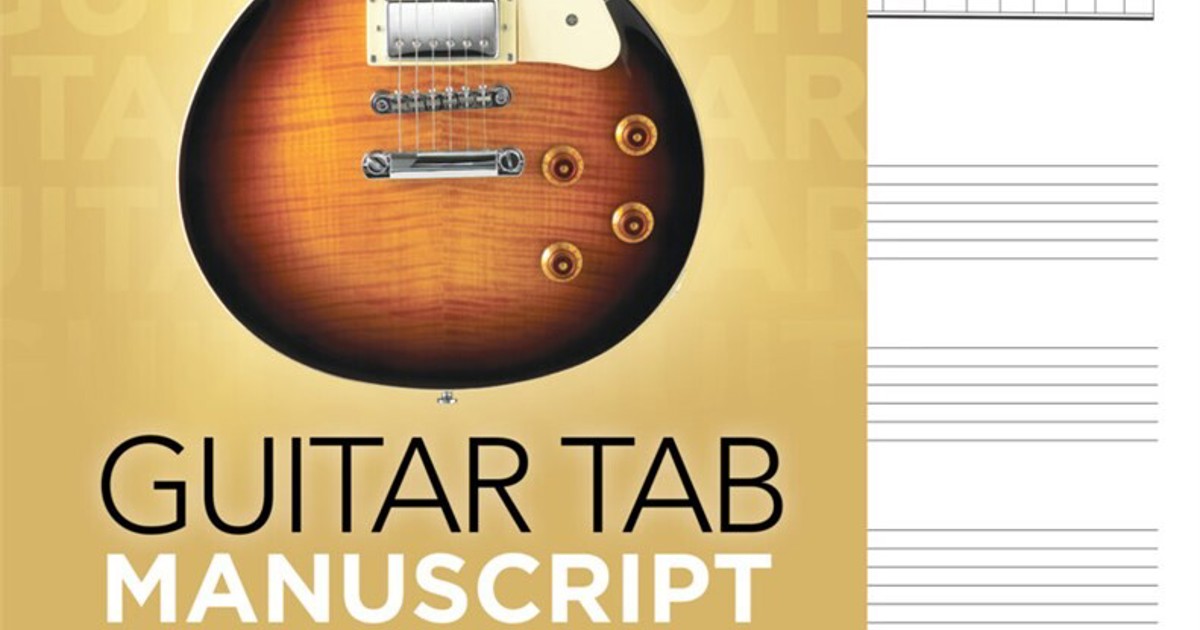 Nótnapappír, gítar , Tablature - Tónastöðin - Allt fyrir tónlistarmanninn