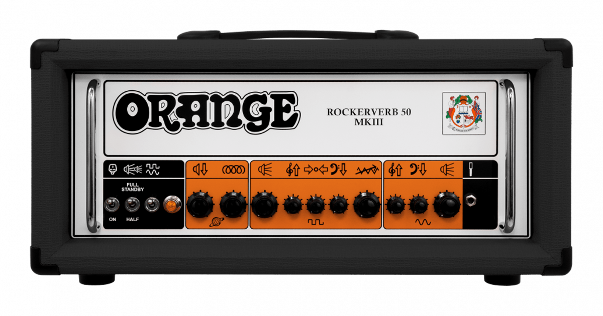 Orange Rockerverb 50 MKIII haus, svartur - Tónastöðin - Allt fyrir tónlistarmanninn